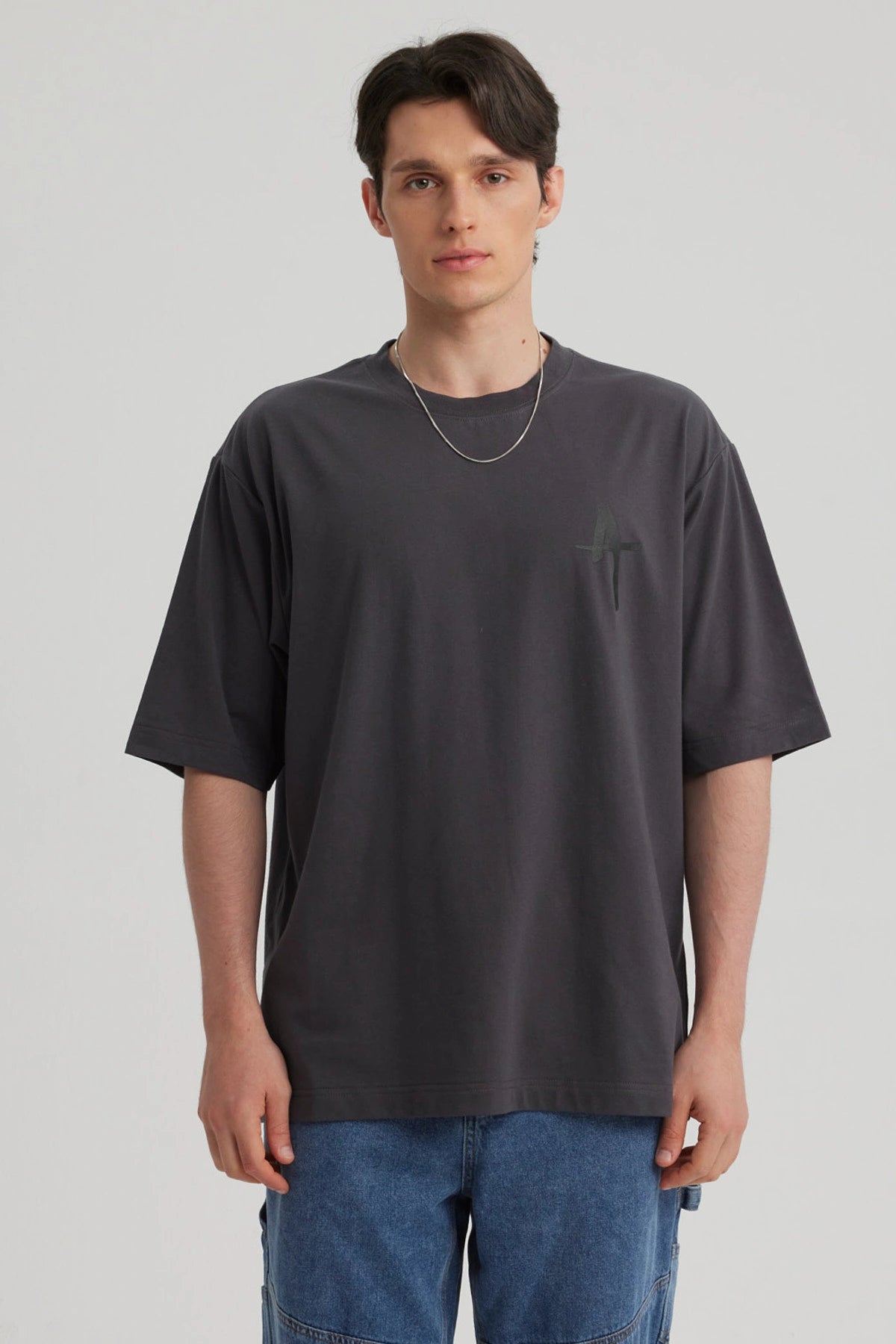 Polera marengo oversize hombre | Fashion's Park Chile – Fashion´s Park