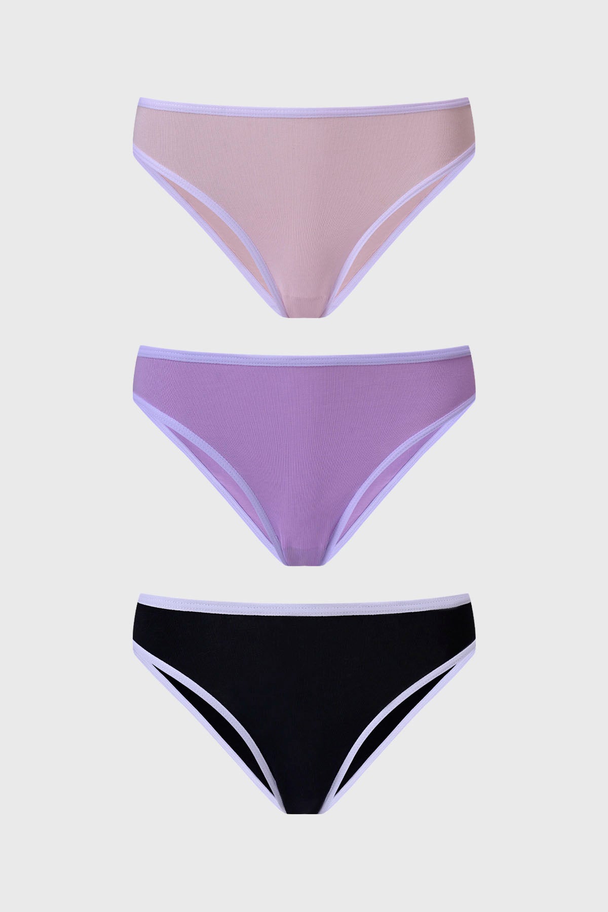 Calzón tripack liso palo rosa mujer | Fashion's Park Chile – Fashion´s Park