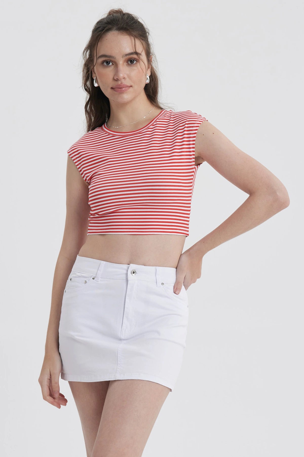 Polera rayas rojas mujer | Fashion’s Park Chile – Fashion´s Park