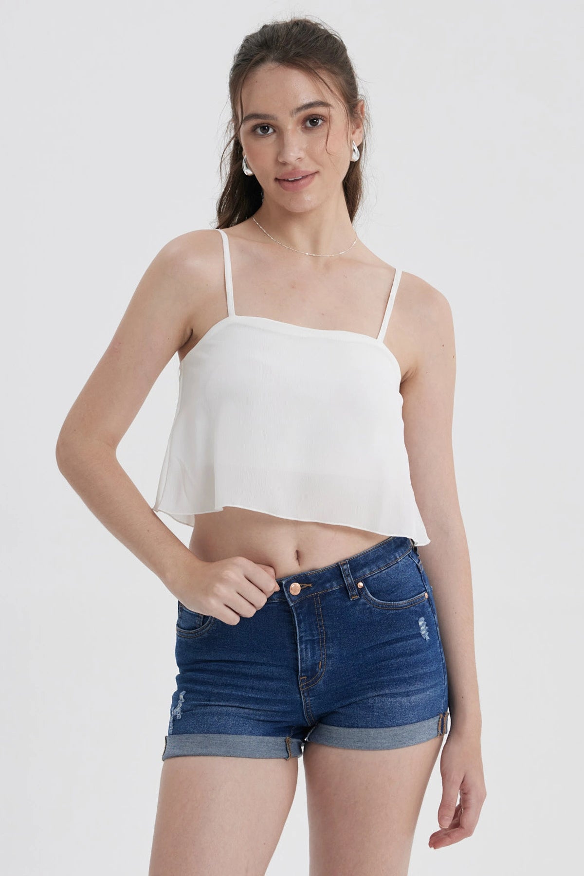 Peto blanco liso mujer | Fashion’s Park Chile – Fashion´s Park