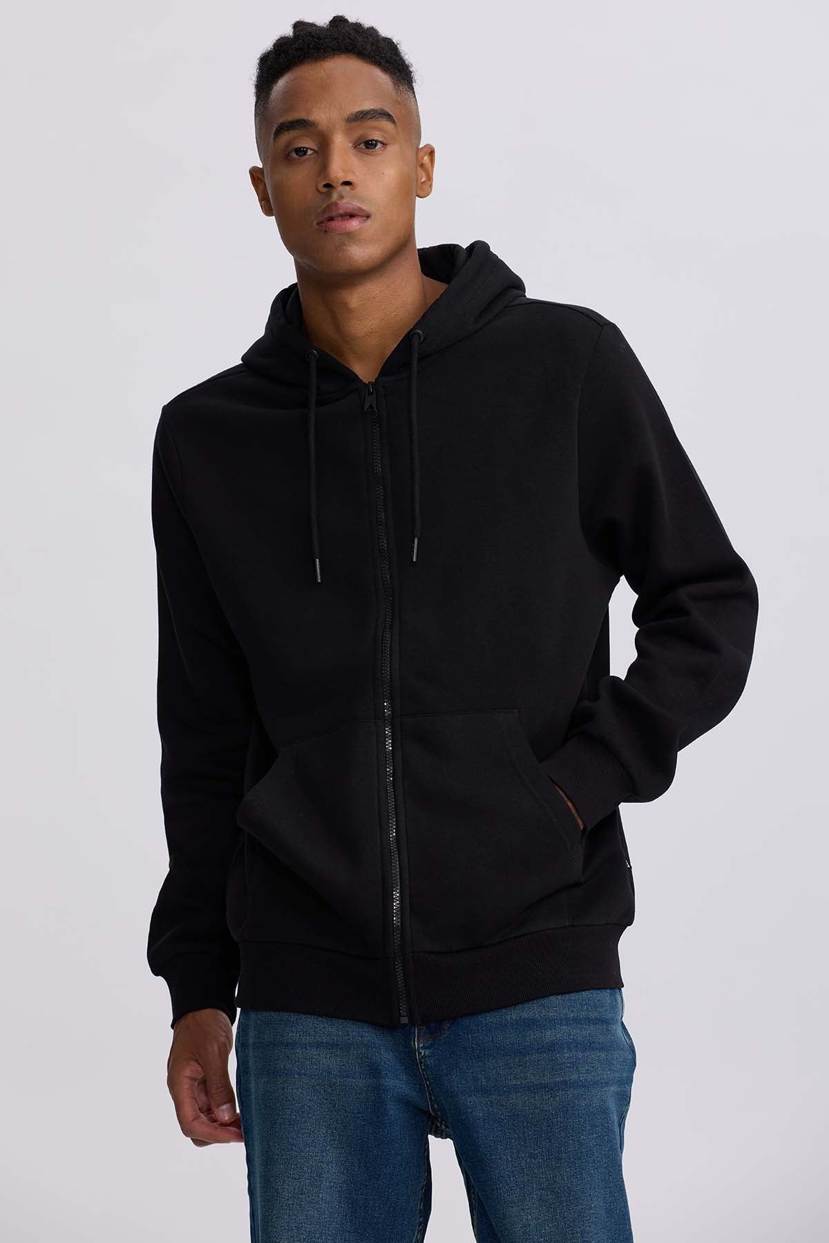 Polerón negro liso hombre | Fashion’s Park Chile – Fashion´s Park
